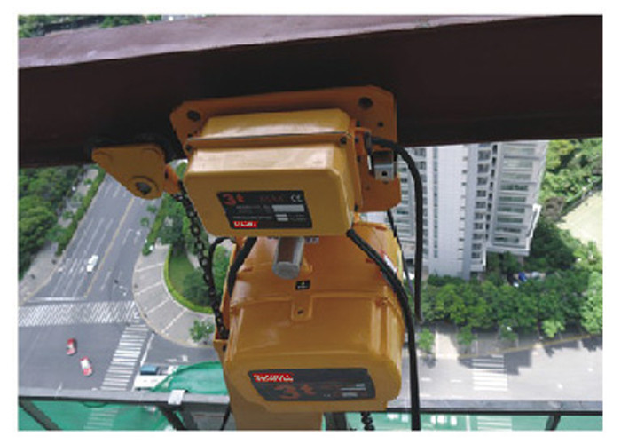 5t Three Phase Electric Push Travel chain block trolley Using in Factories